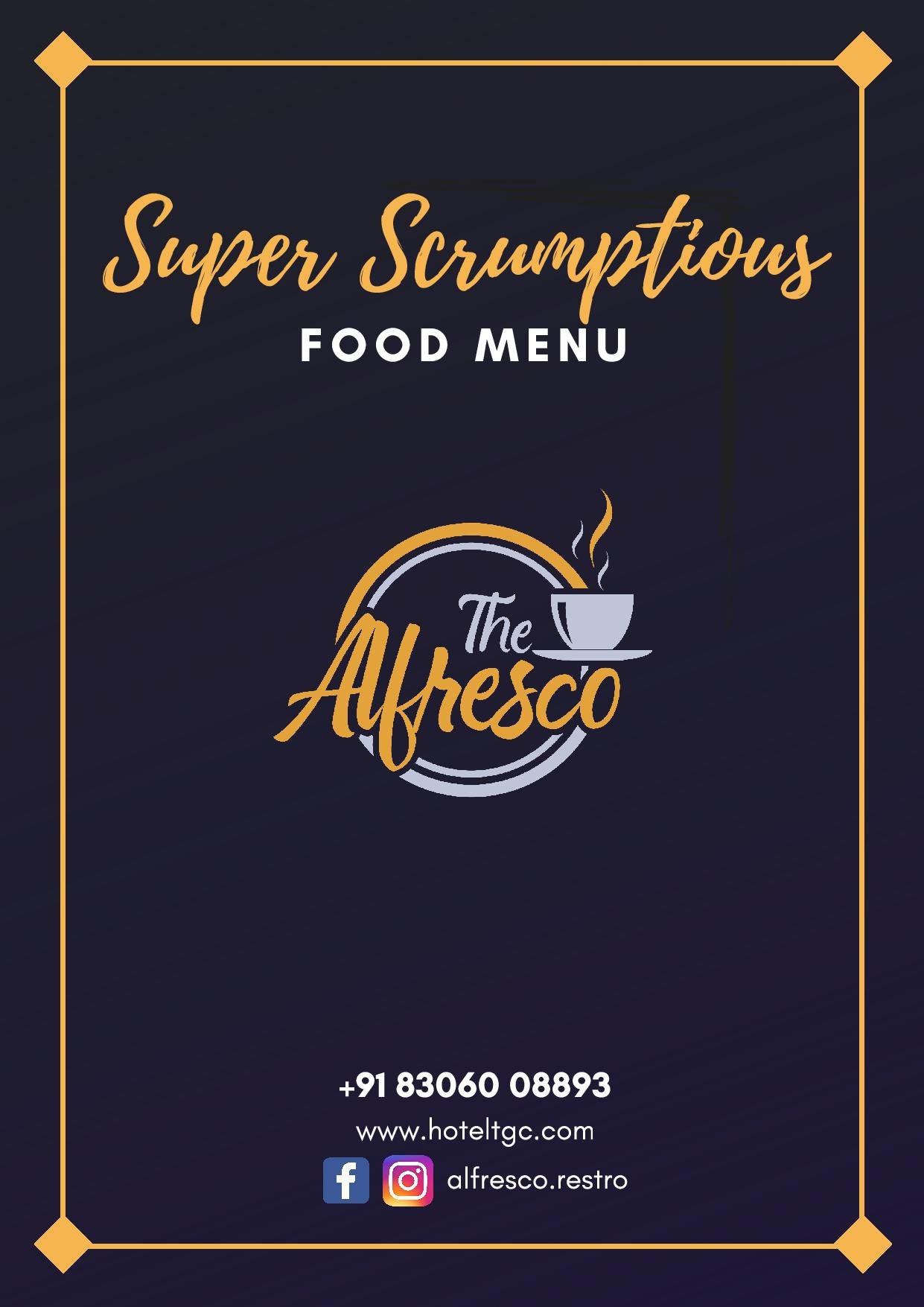 Menu – Hotel The Grand Chittor